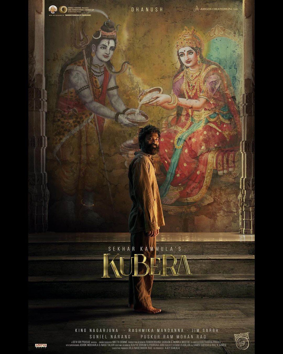 Kubera: First Look and Title Revealed for Dhanush's Upcoming Film ...
